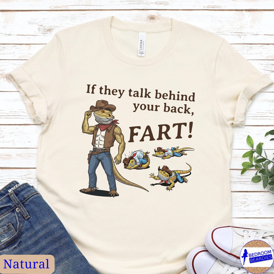 Bearded Dragon Fart Meme Shirt Pet Lover Gift for Him & Her Funny ...