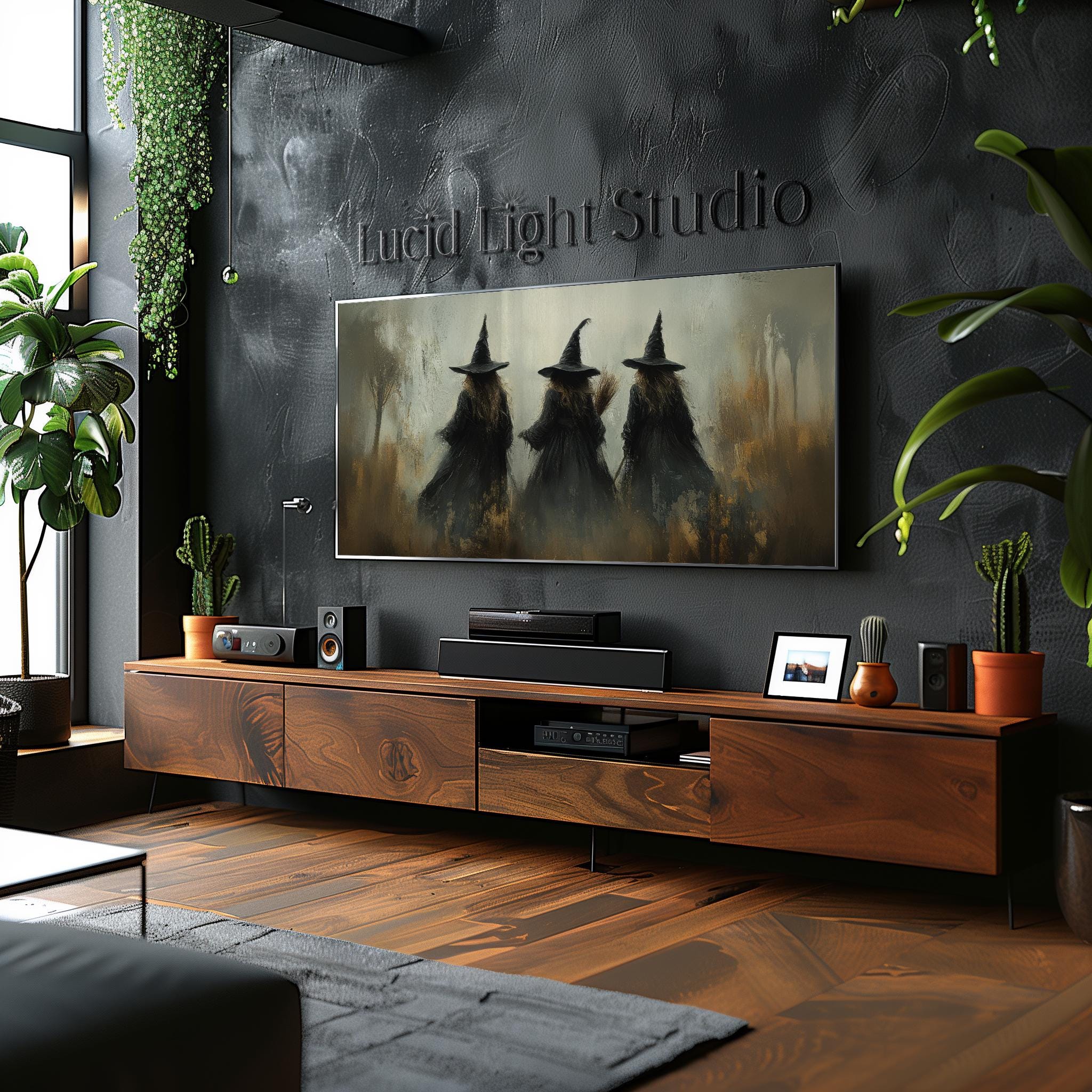 Moody Halloween Art | Witch Artwork | Dark Academia | Gothic Artwork ...