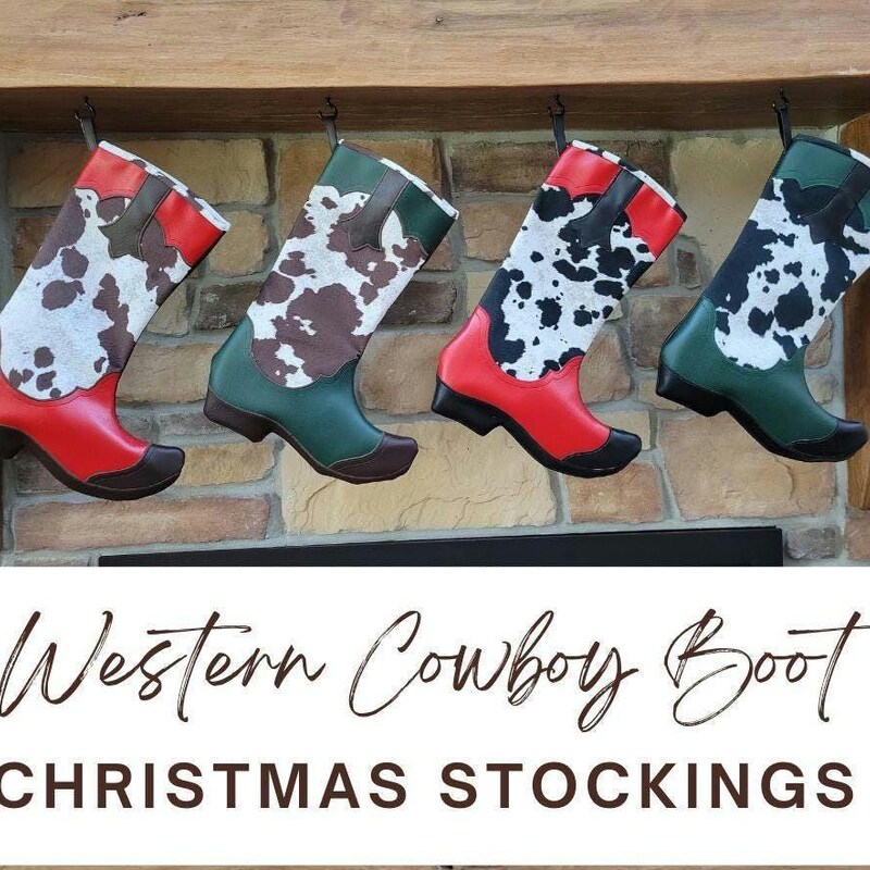 Cowboy Boot Stocking - Etsy