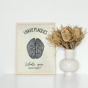 Aesthetic Wall Art for MS I Have Plaques What's Your Excuse Minimalist ...