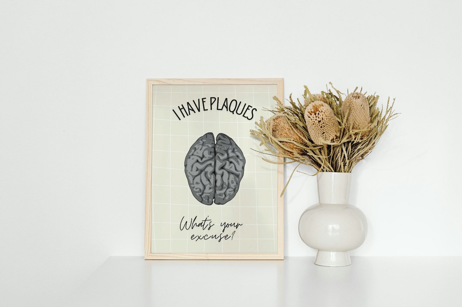 Aesthetic Wall Art for MS I Have Plaques What's Your Excuse Minimalist ...