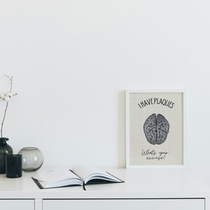 Aesthetic Wall Art for MS I Have Plaques What's Your Excuse Minimalist ...