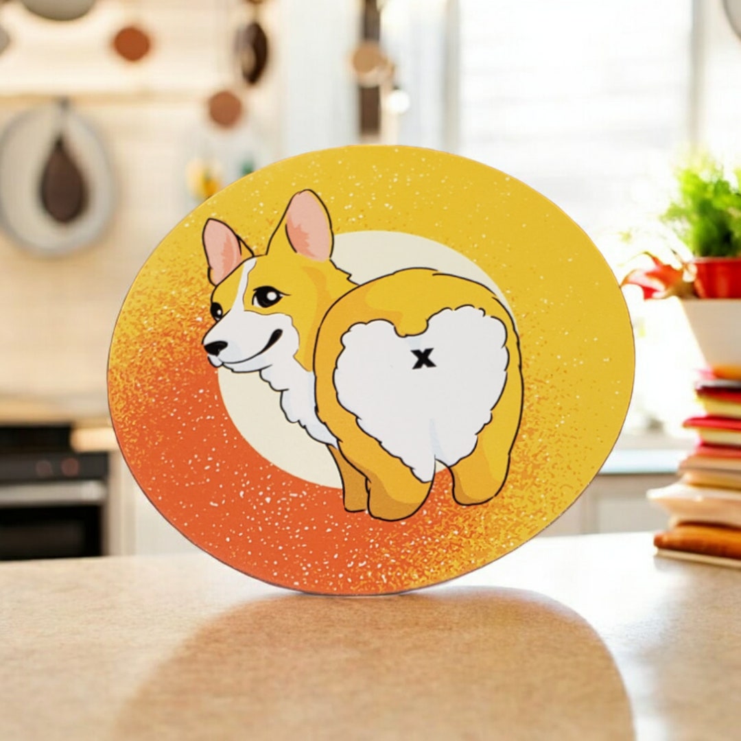 Corgi Magnet, Corgi-themed Decor, Fridge Magnet Corgi Butt, Magnet ...
