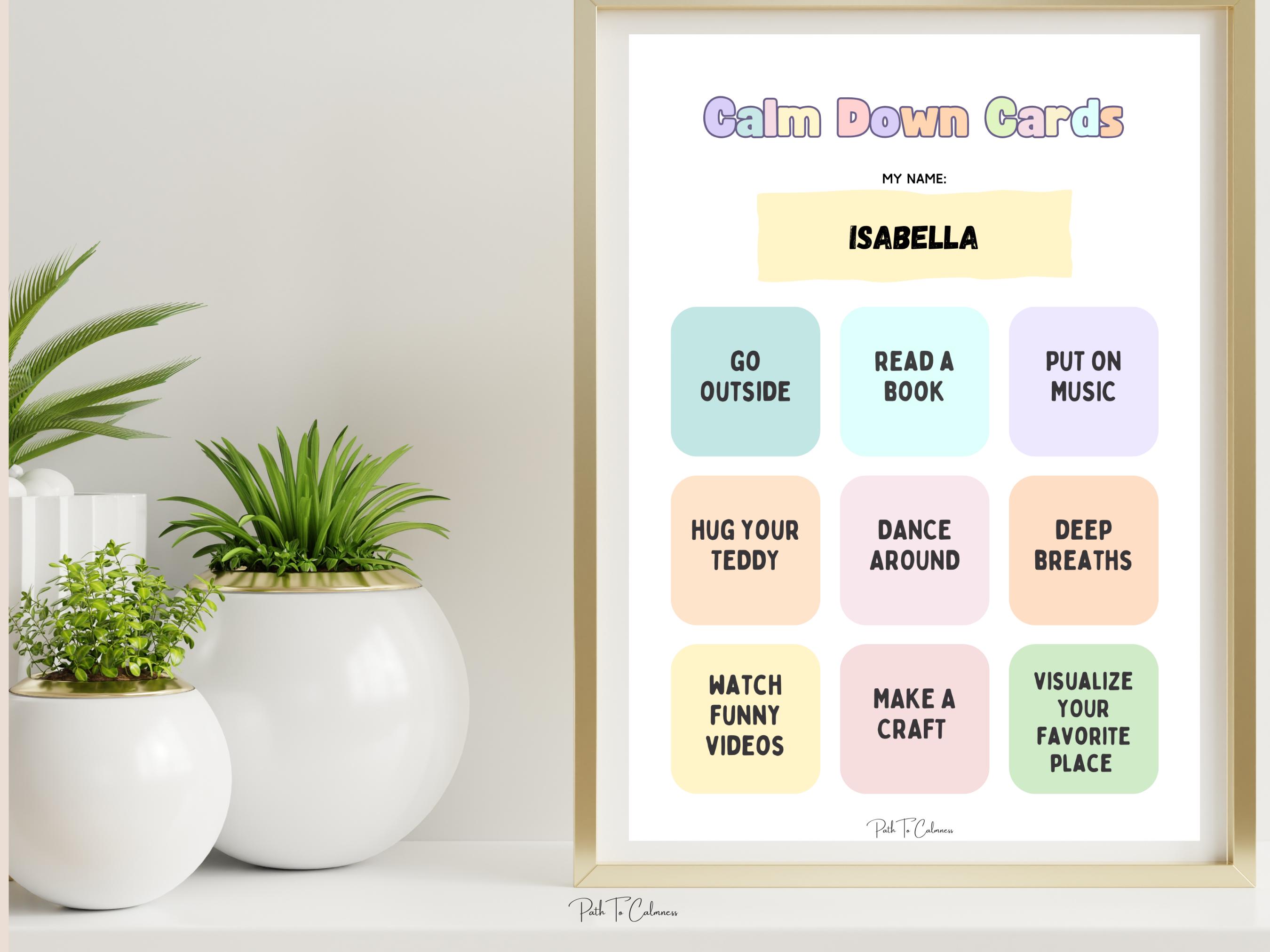 Kids Emotion Cards, Calm Down Corner, Emotions Poster, Feelings Poster ...