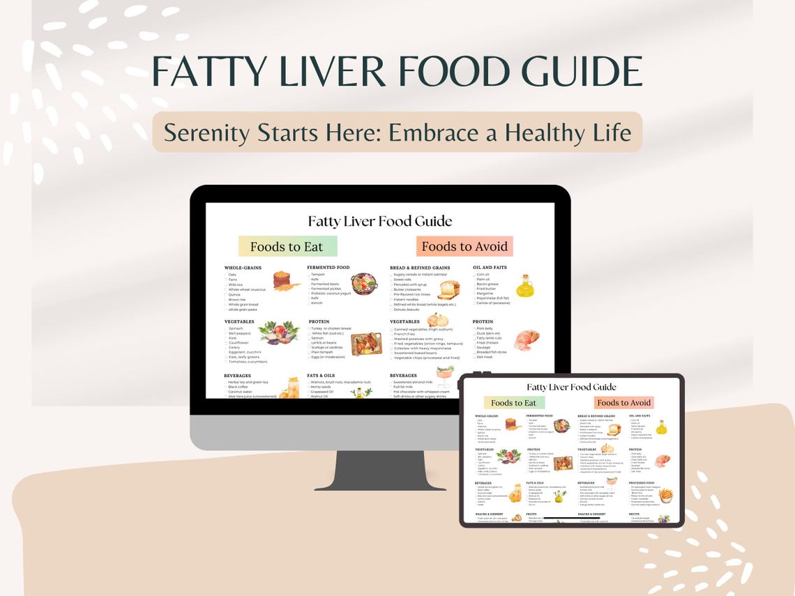 Fatty Liver Food Chart, Fatty Liver Meal Plan, Fatty Liver Disease Food ...