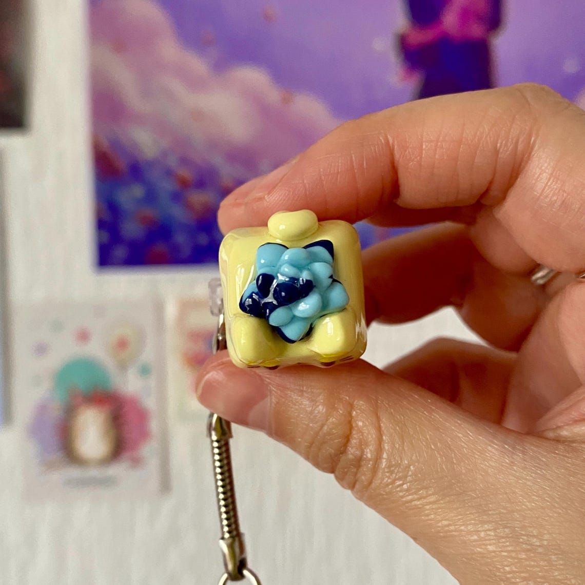 Kawaii Keycap Clicker Toy, Handmade Clicker Toy, Artisan Keycap ...
