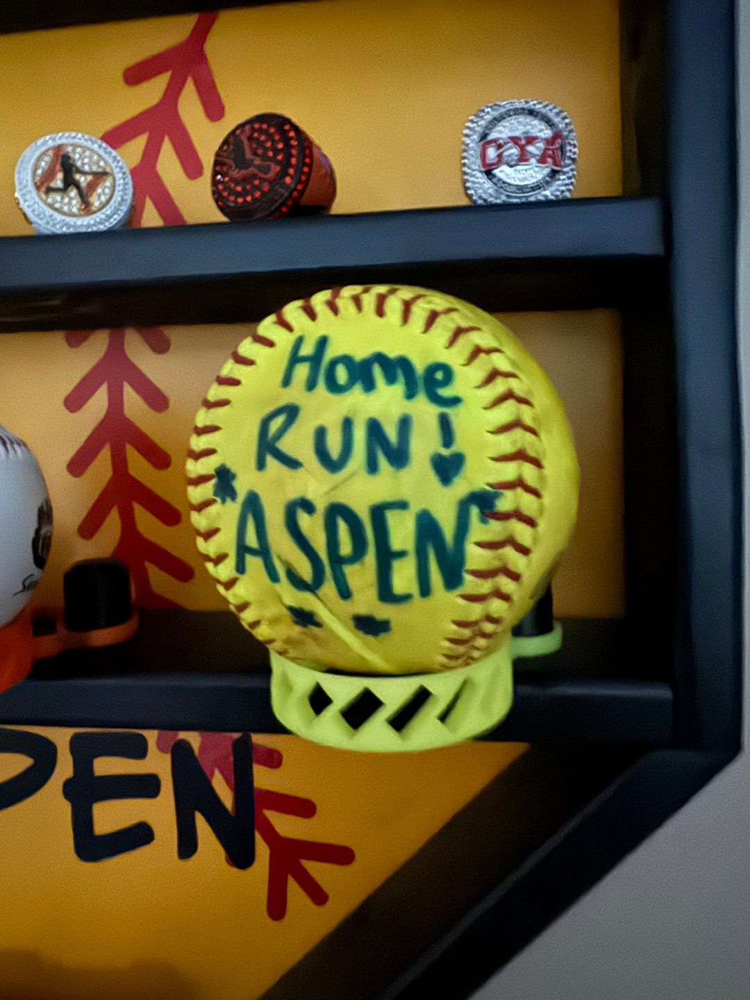 Baseball and Softball Home Run Ball Display (3D Printed) - Etsy