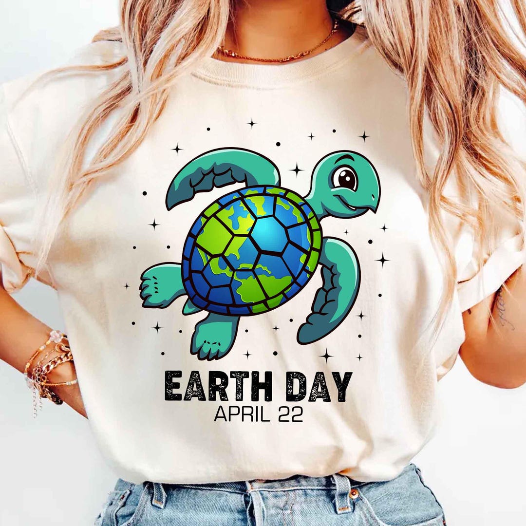 Earth Day Sea Turtle Tshirt, Sea Turtle Shirt, Earth Day Tee, Eco ...