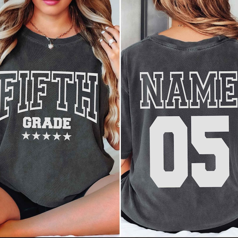5th Grade Team Custom Tshirts - Etsy