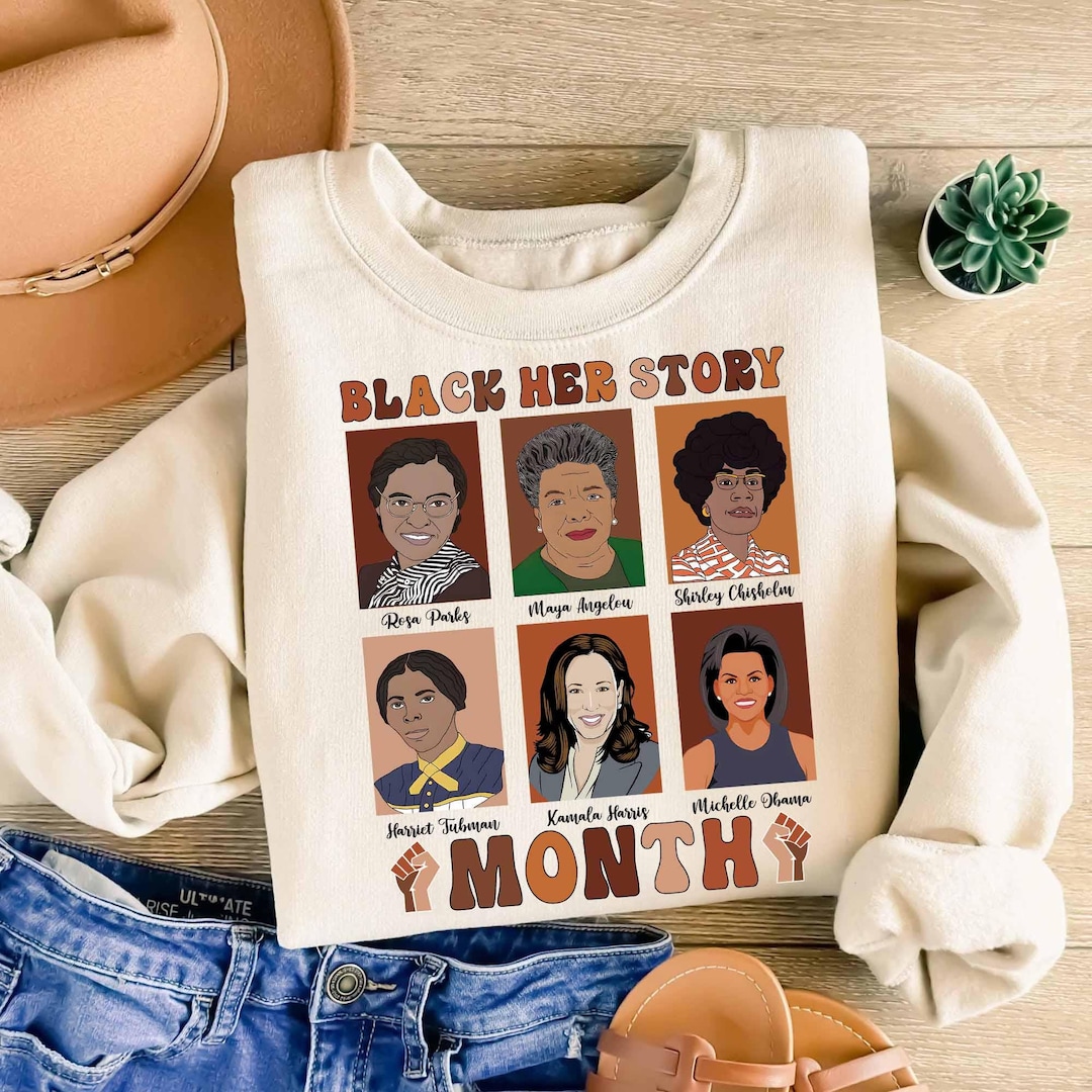 Black Her Story Month Shirt, Black History Shirt, African American Tees ...