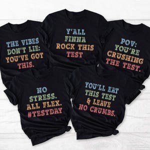 Matching State Testing Shirts Teacher Test Day Shirt, Gen Z Testing Day ...