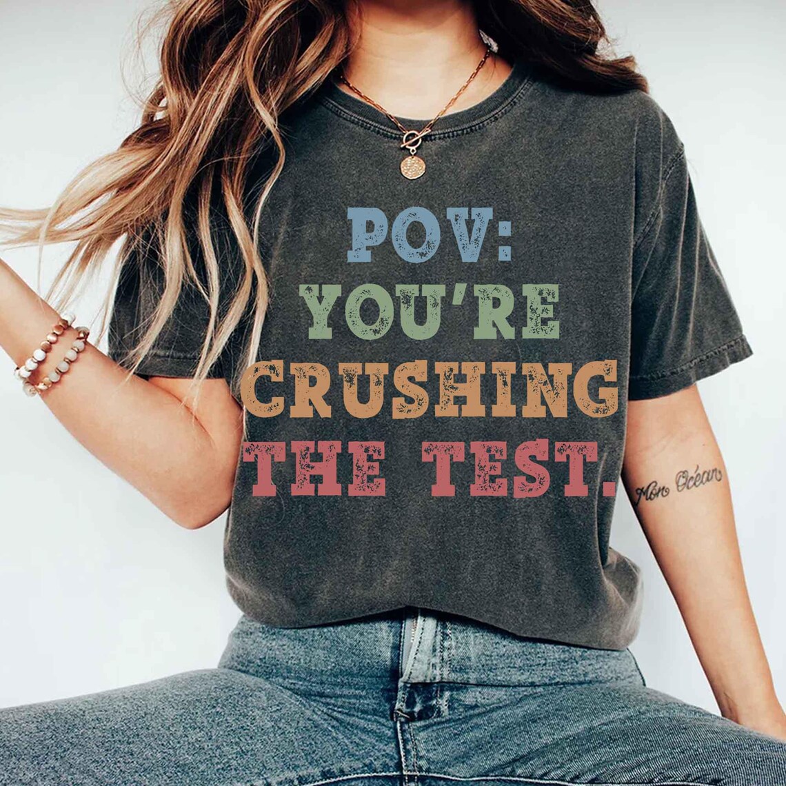 Matching State Testing Shirts Teacher Test Day Shirt, Gen Z Testing Day ...