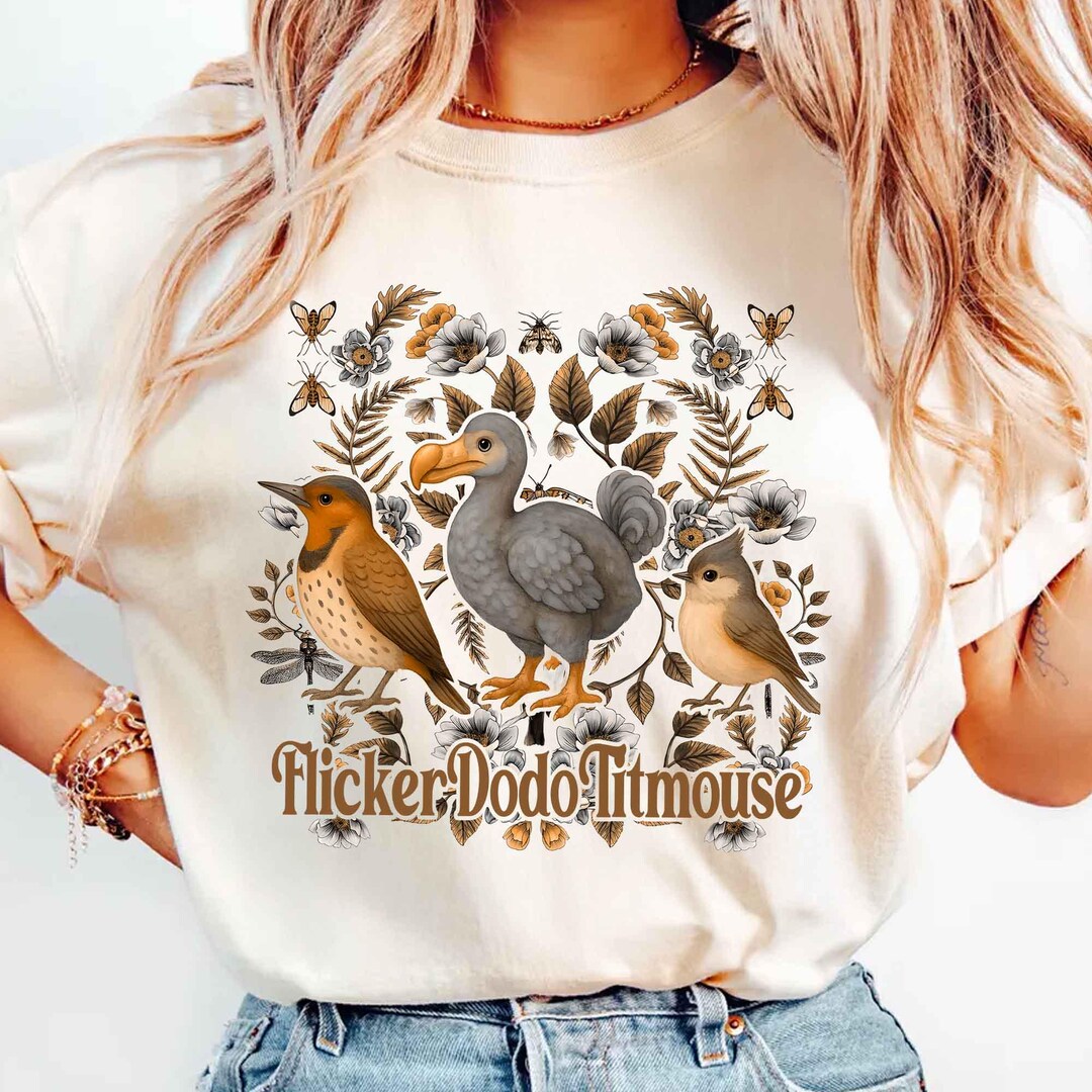 Anti Maga Bird Shirt, Flicker Dodo Titmouse Subtle Fck Trump Shirt ...