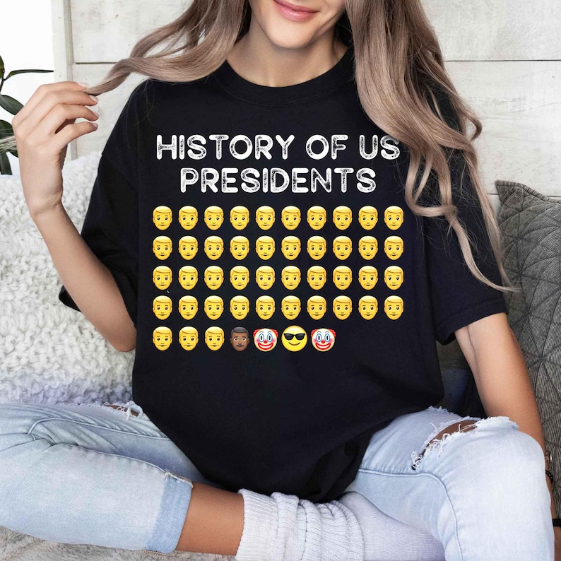 History of US Presidents Shirt, I Didn't Vote for Him, Democrat Gift ...