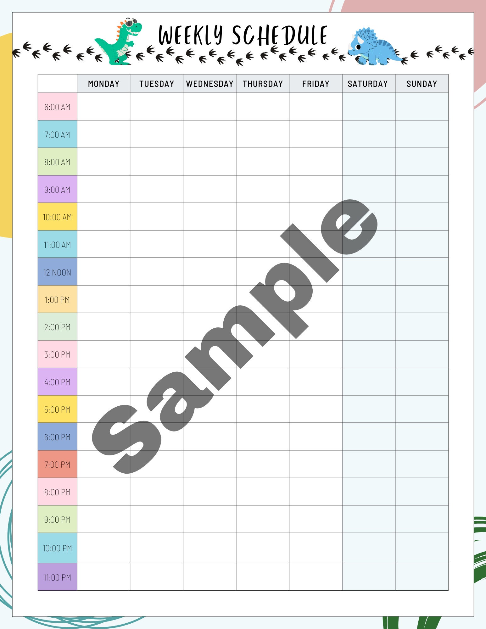 Dinosaur Styled Lesson Plan Pack! - Etsy