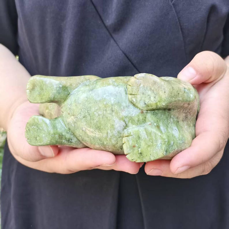 Handmade Jade Mouse Statue, Fengshui Animal Sculpture - Etsy