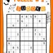 Sudoku Puzzle Games for Kids, Happy Halloween, Halloween Day - Etsy