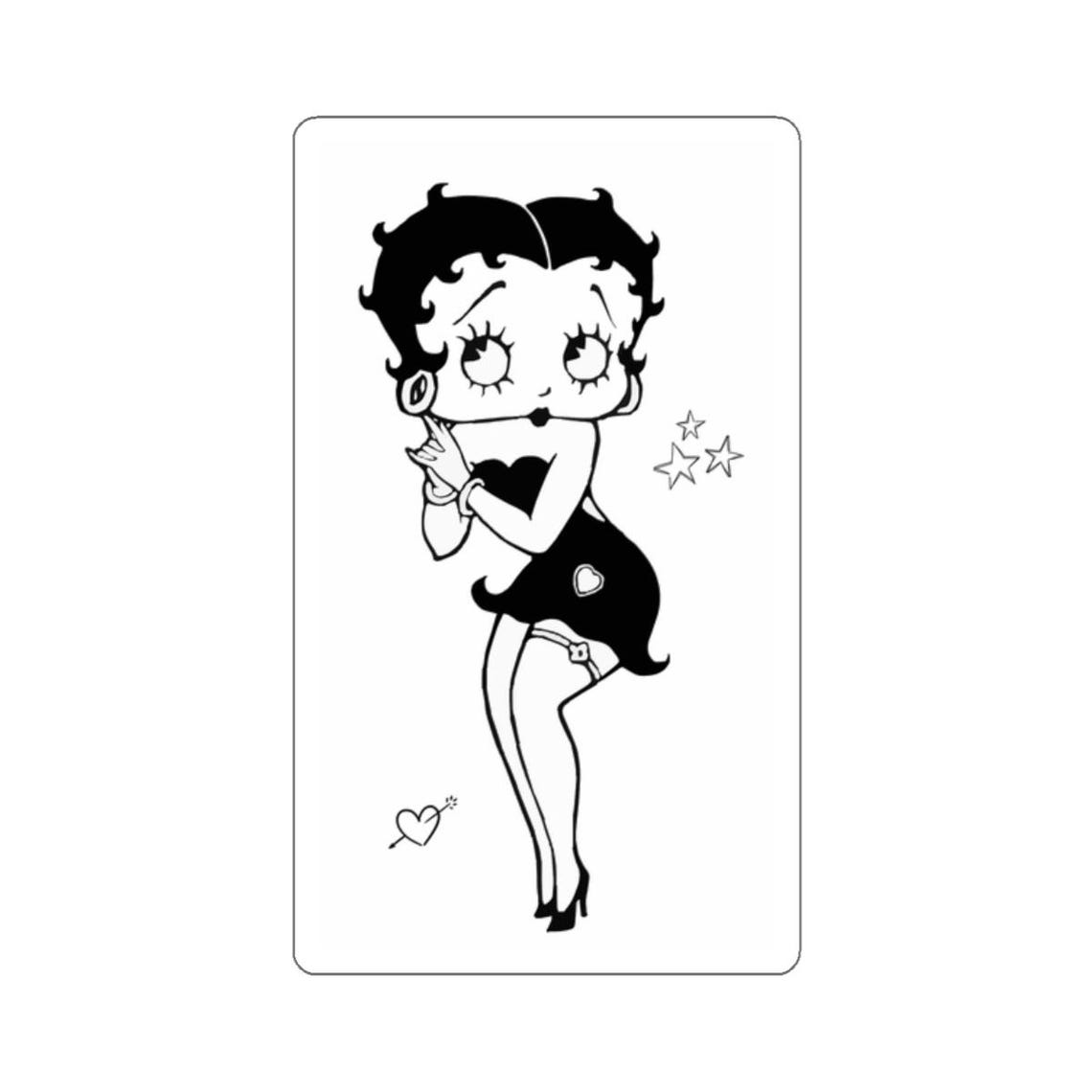 Vintage Betty Boop Sticker - Etsy