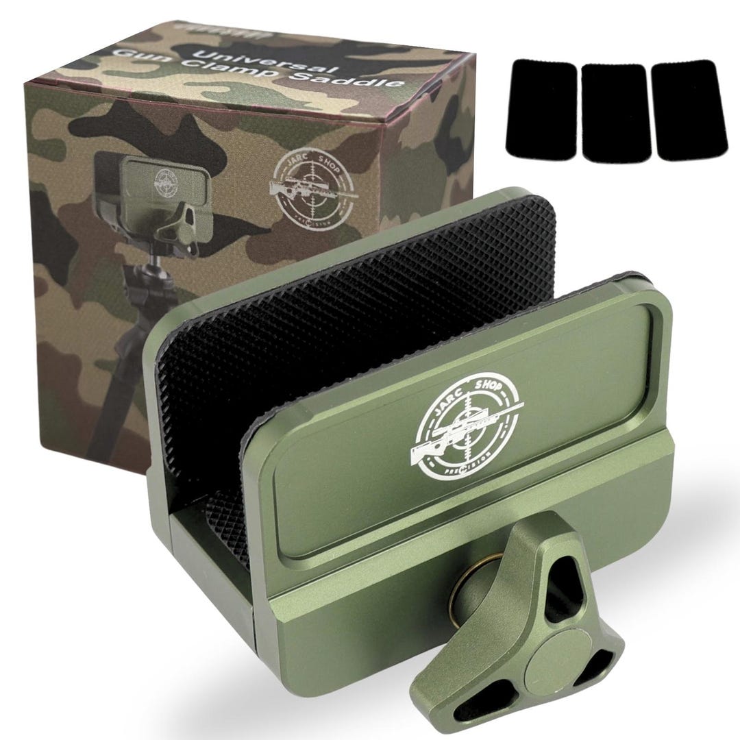 Universal Rifle Clamp. Mount for Tripod to Hold Rifle, Shooting Rest ...