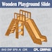 Wooden Playground Slide | Laser Cut File | Slide SVG | Digital Download ...
