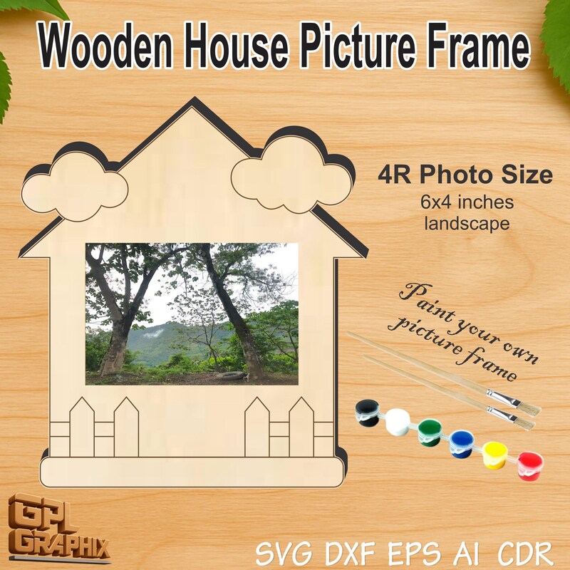 House Shaped Frame - Etsy
