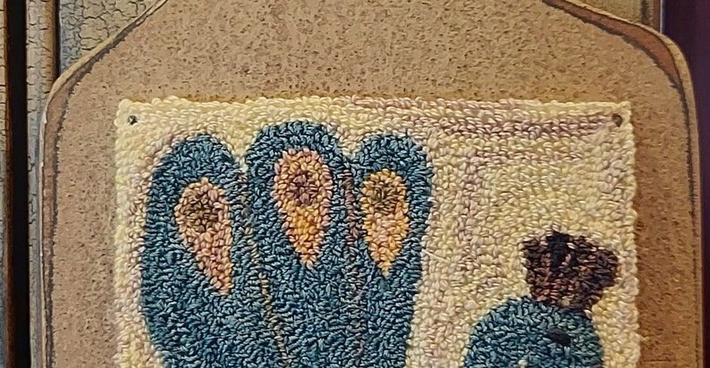 PEACOCK Punch Needle Digital Pattern - Etsy