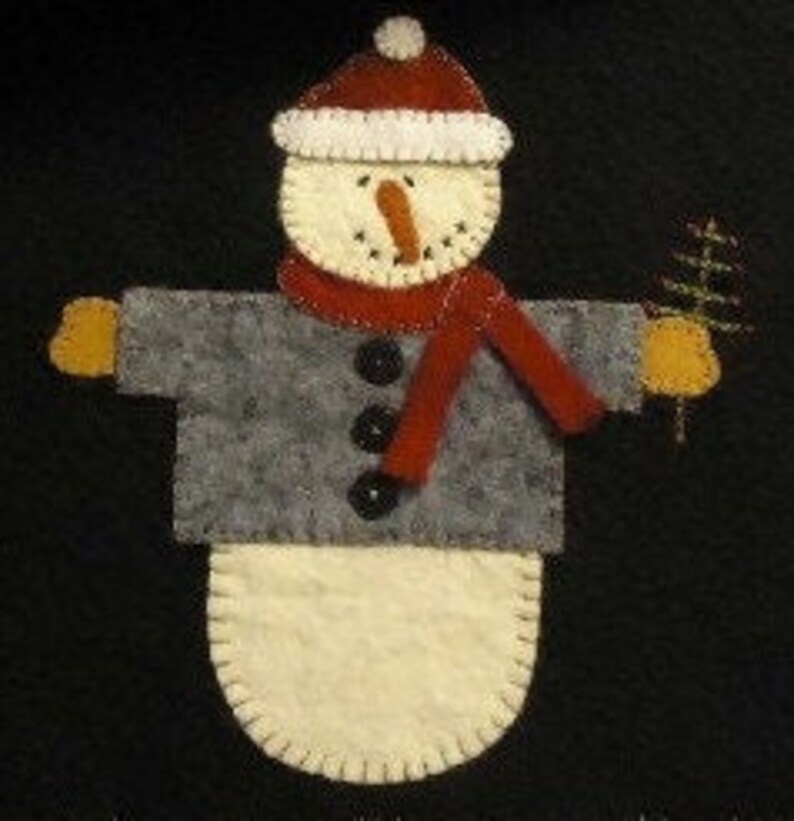 ROLY POLY SNOWMAN Digital Penny Rug Digital Pattern - Etsy