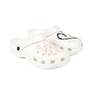 Love Graffiti Heart Custom Women's White Clogs Shoes - Etsy