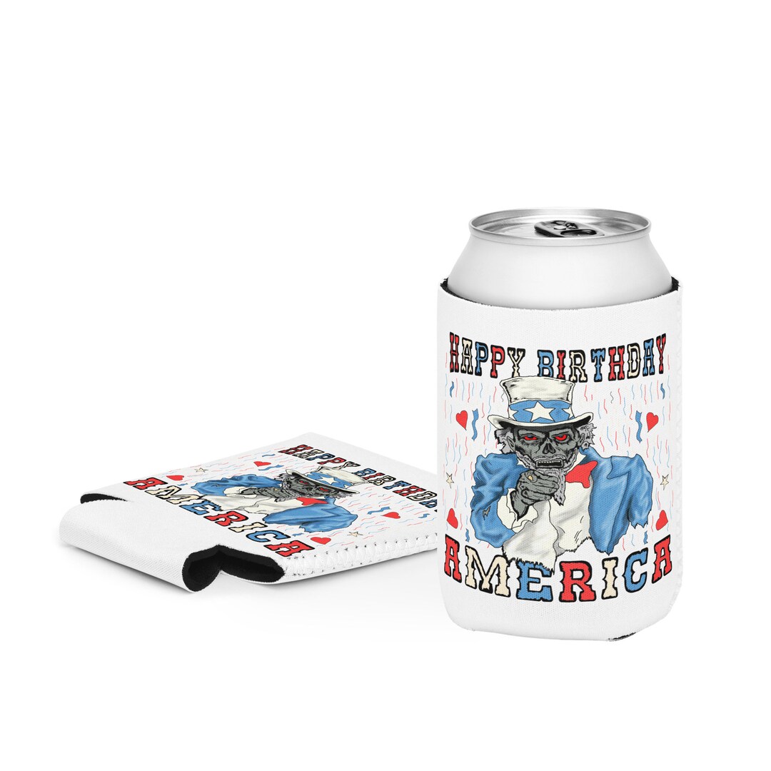 Undead Uncle Sam Can Cooler - Etsy