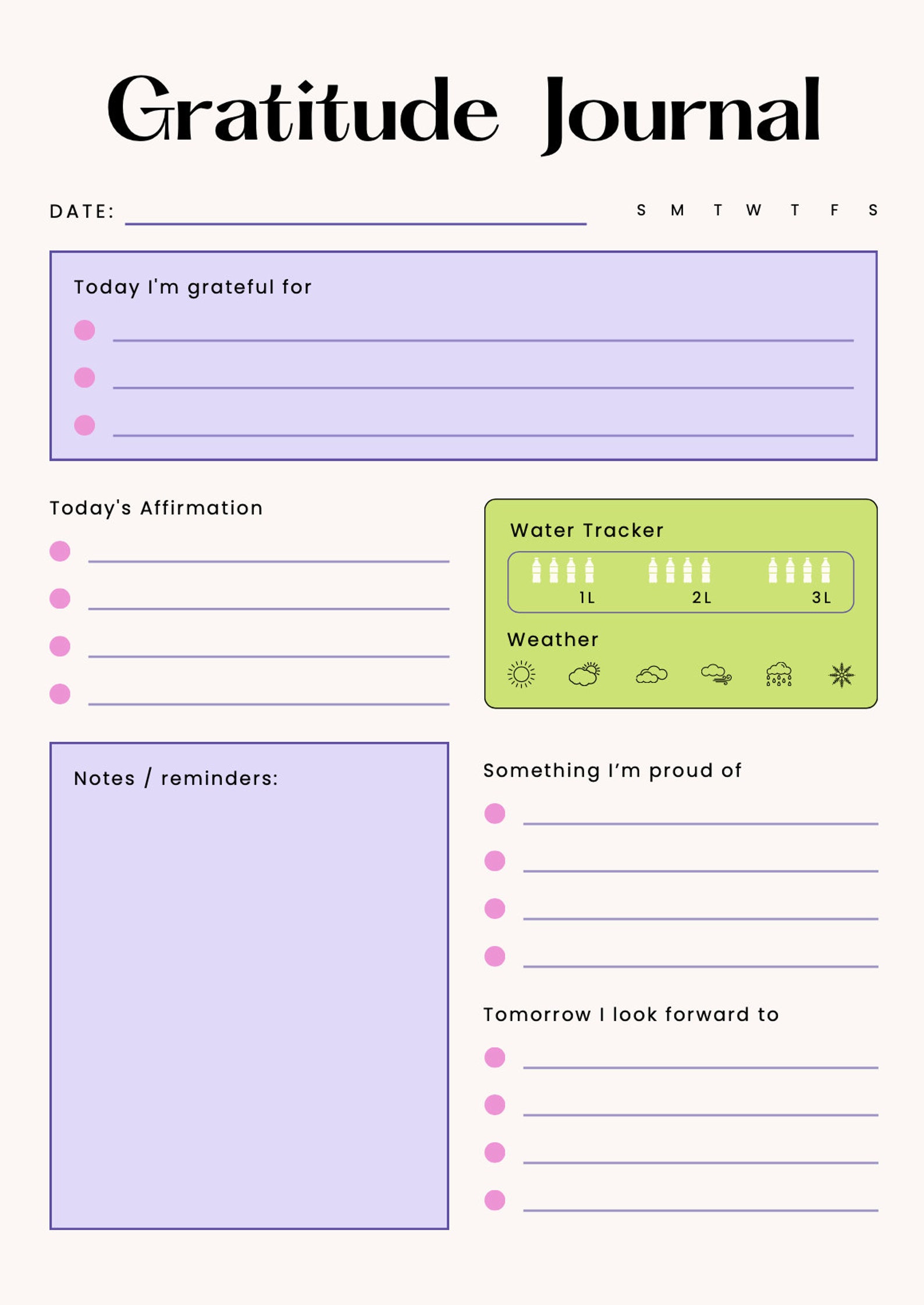 Gratitude Journal - Etsy