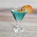 1:6 Scale Miniature Appletini Martini Drink With Caramel - Etsy