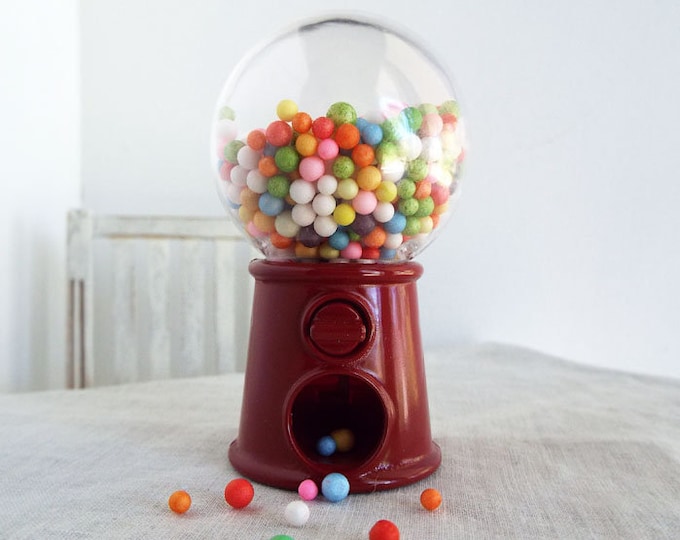 Miniature GUMBALL Machine FUN Realistic Miniature for Your - Etsy