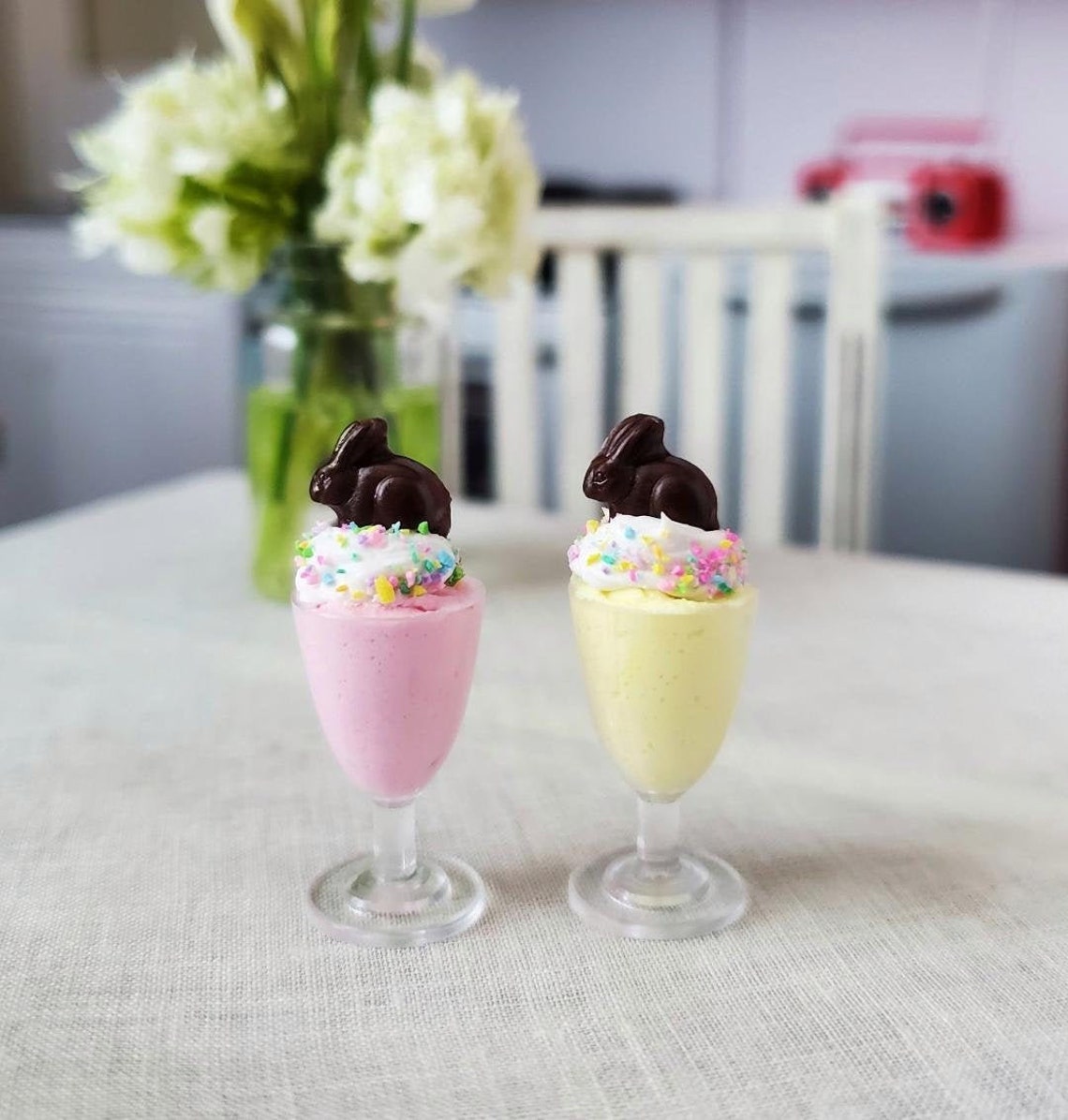 ONE Miniature MOUSSE for EASTER Pretty Pastel Dessert Drink | Etsy