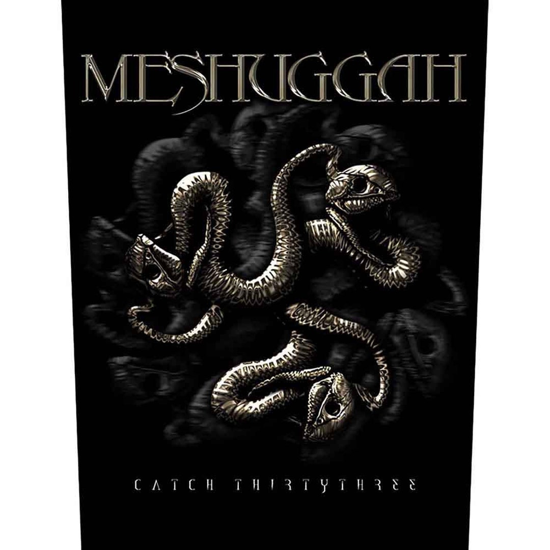 Meshuggah Meshuggah Back Patch Meshuggah Catch 33 Back Patch Meshuggah Patch Cath Thirty Three ...