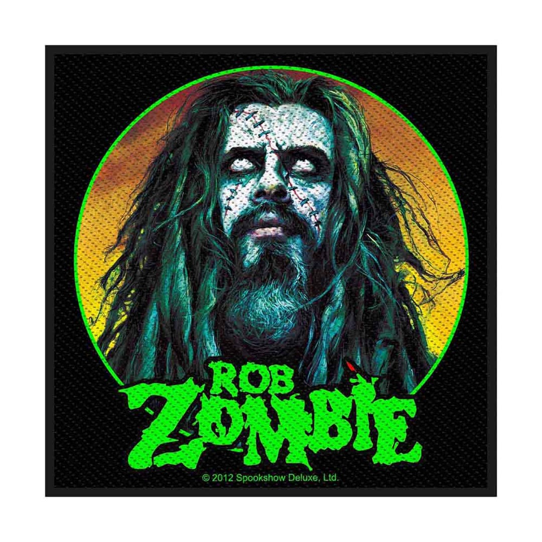 Rob Zombie Patch Rob Zombie Zombie Face Patch Metal Patch Patches ...