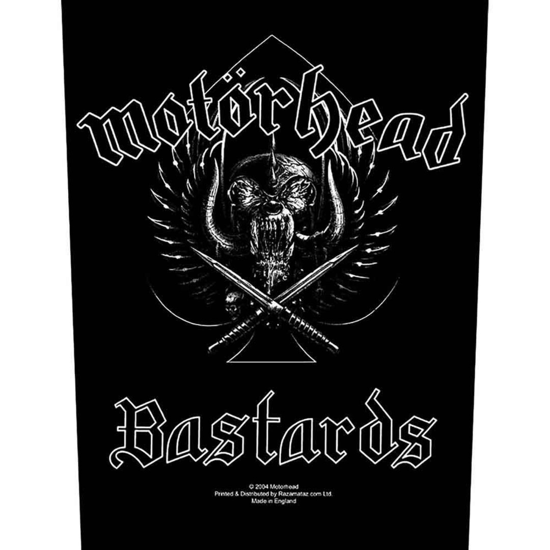 Motorhead Motorhead Back Patch Motorhead Bastards Back Patch Metal Back ...