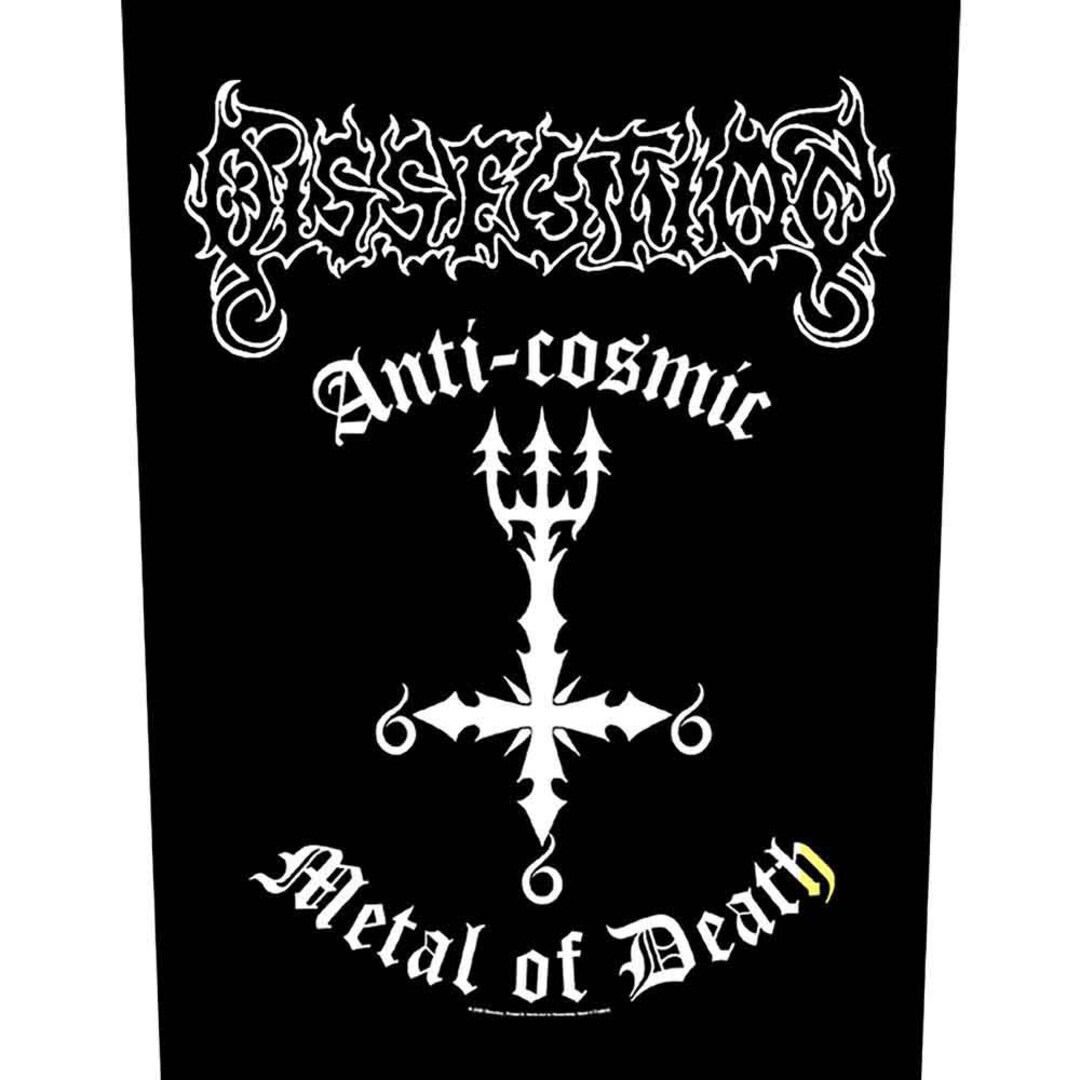 Dissection Dissection Back Patch Dissection Anti-cosmic Anti Cosmic Back Patch Metal of Death ...