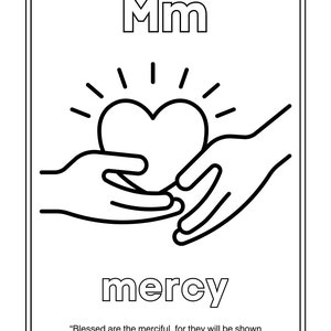 Toddler Alphabet Christian Coloring Book - Etsy