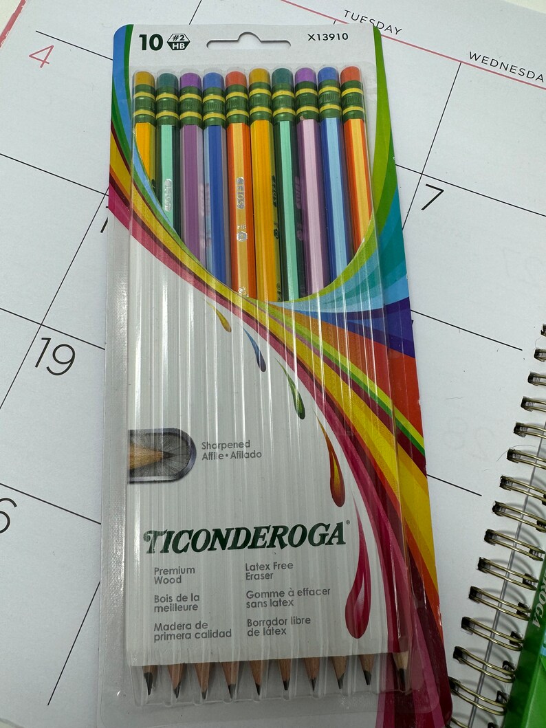 Personalized Ticonderoga Pencil Sets, Custom Children’s Pencils, Back ...