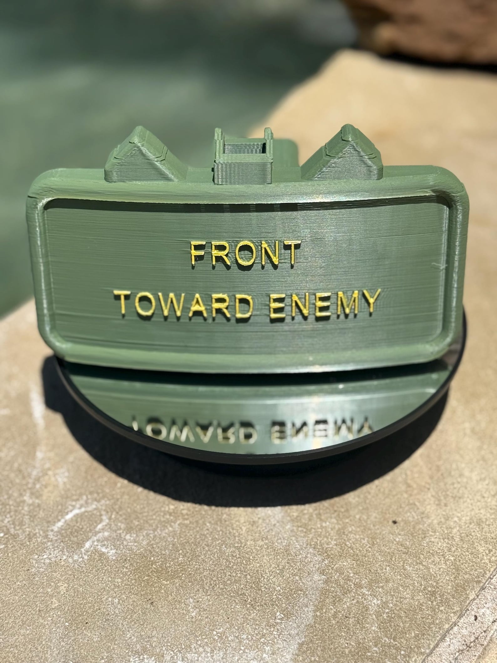3d Printed Claymore Mine Replica Tow Hitch Cover - Etsy