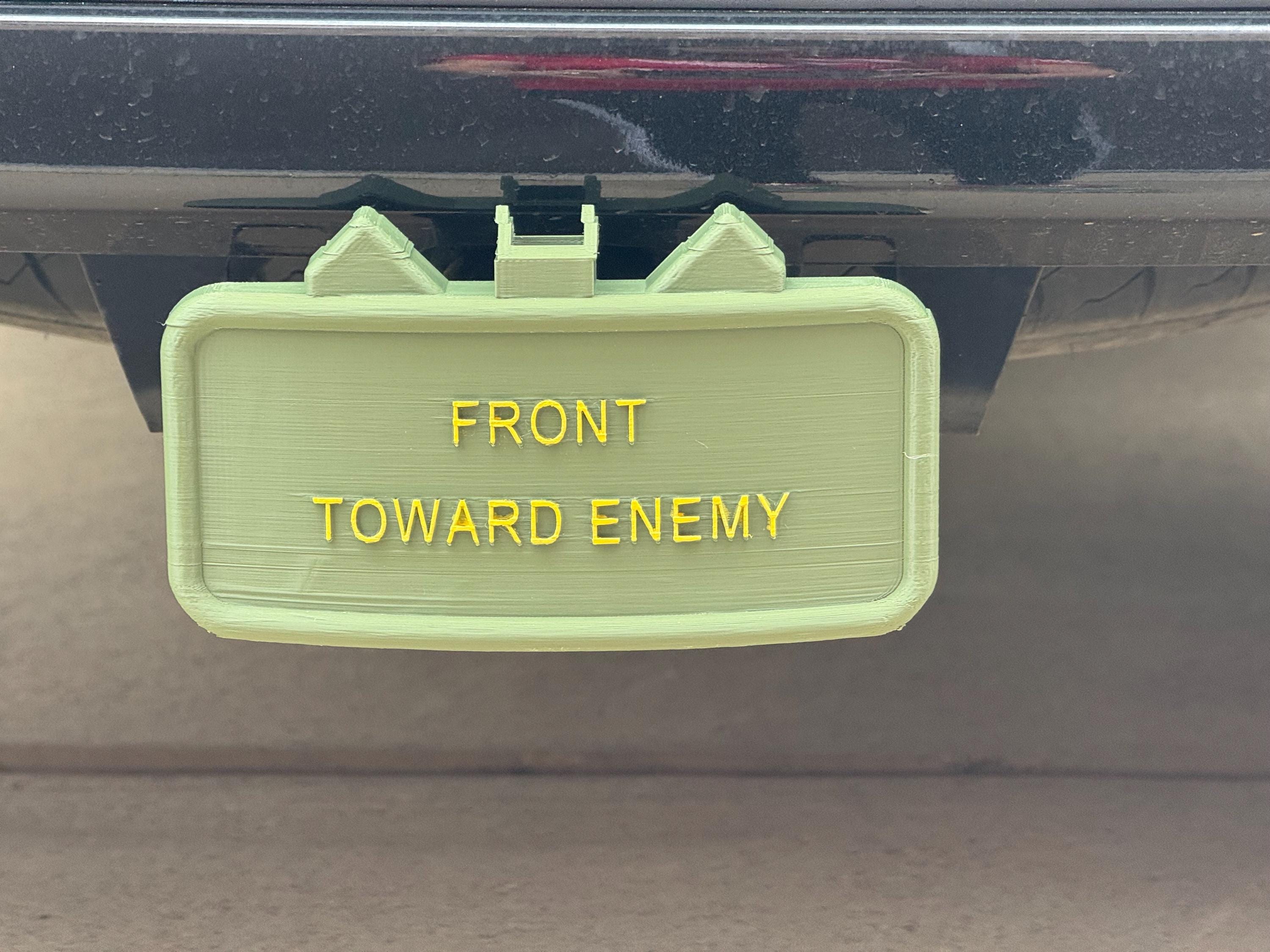 3d Printed Claymore Mine Replica Tow Hitch Cover - Etsy