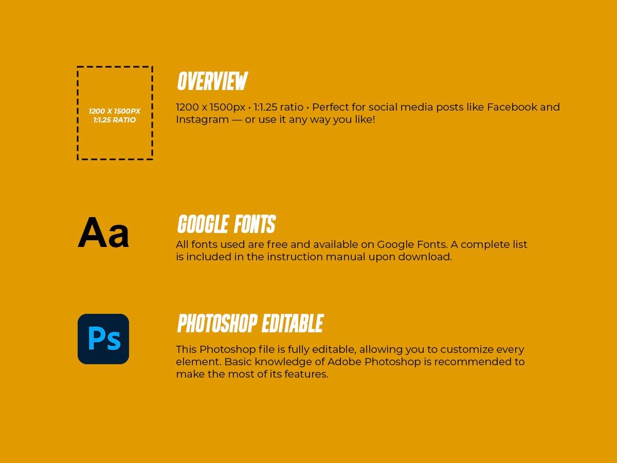 Race Calendar Template - Dark Theme -photoshop Social Facebook ...