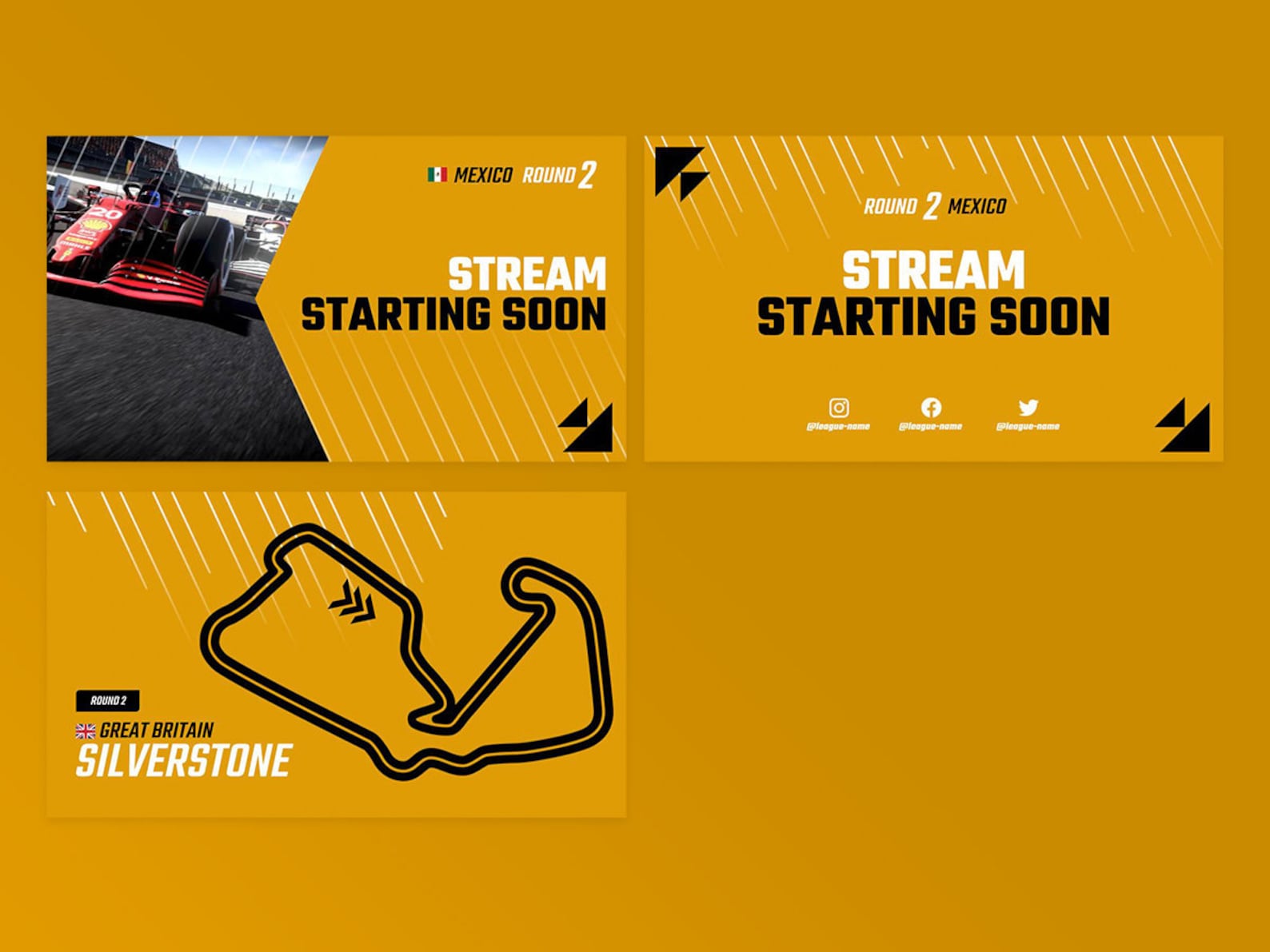 League Racing Stream Overlays Template - Etsy