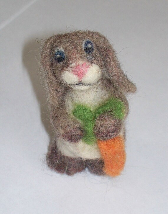 Items similar to Needle Felted Rabbit on Etsy