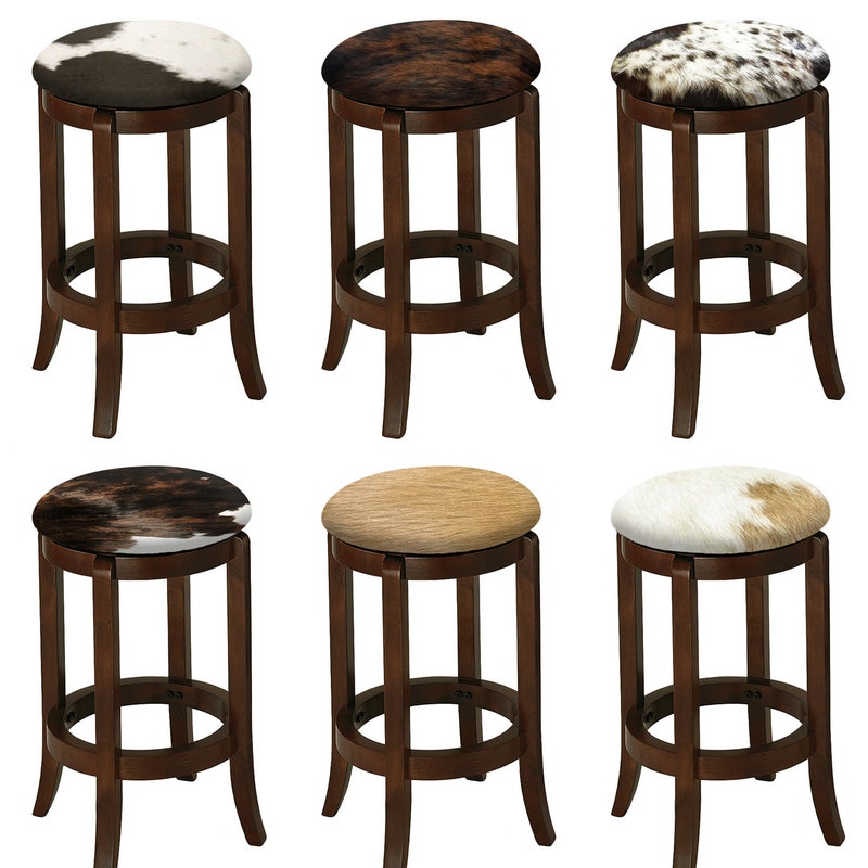 Cowhide Bar Stools - Etsy