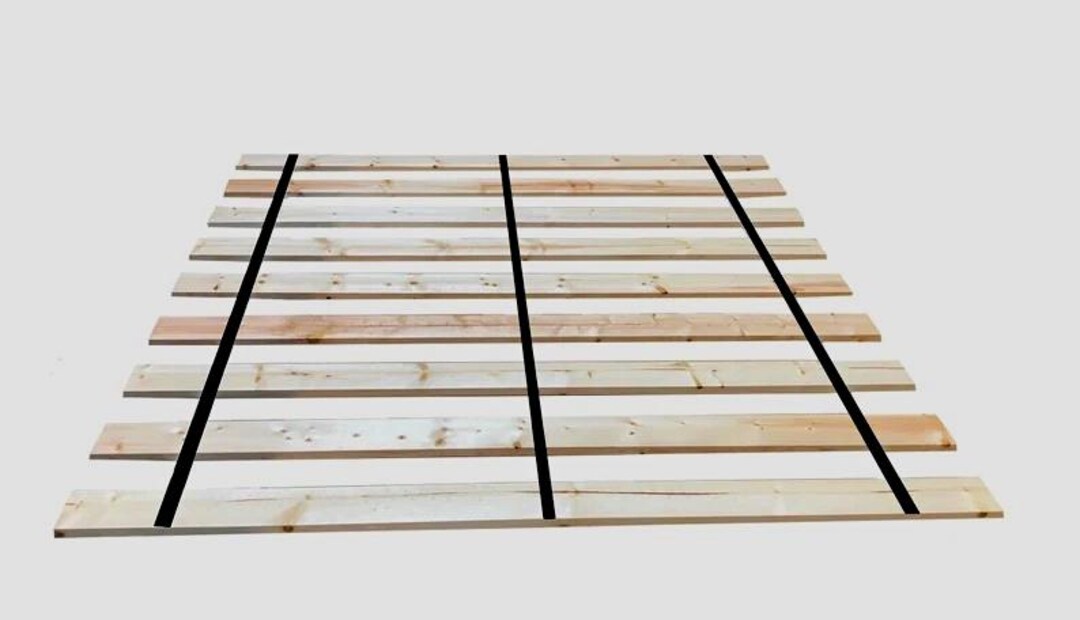 Bed Slats Full Size 2" Apart Heavy Duty 1" X 6" Wood Plank Boards ...