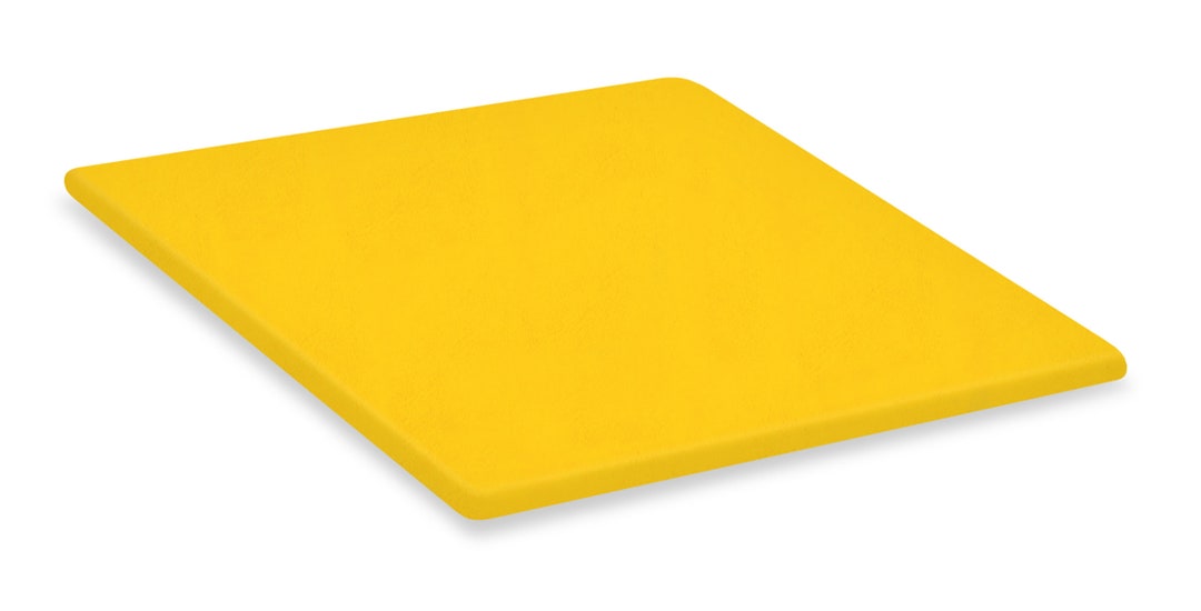 Square Lazy Susan Game Board Covered in a Yellow Colored Vinyl - Custom ...
