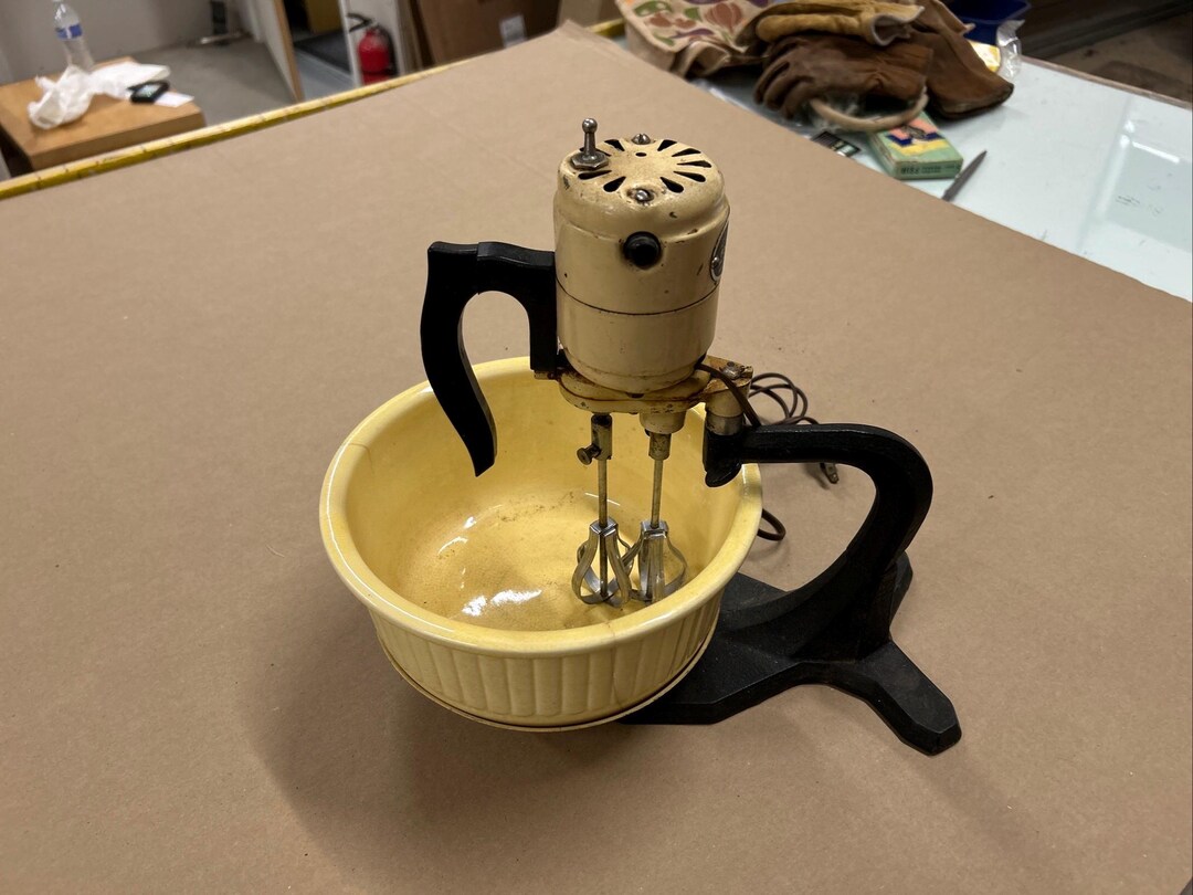 Food Mixer Electric- With Bowl and Beaters Vintage Knapp-monarch ...