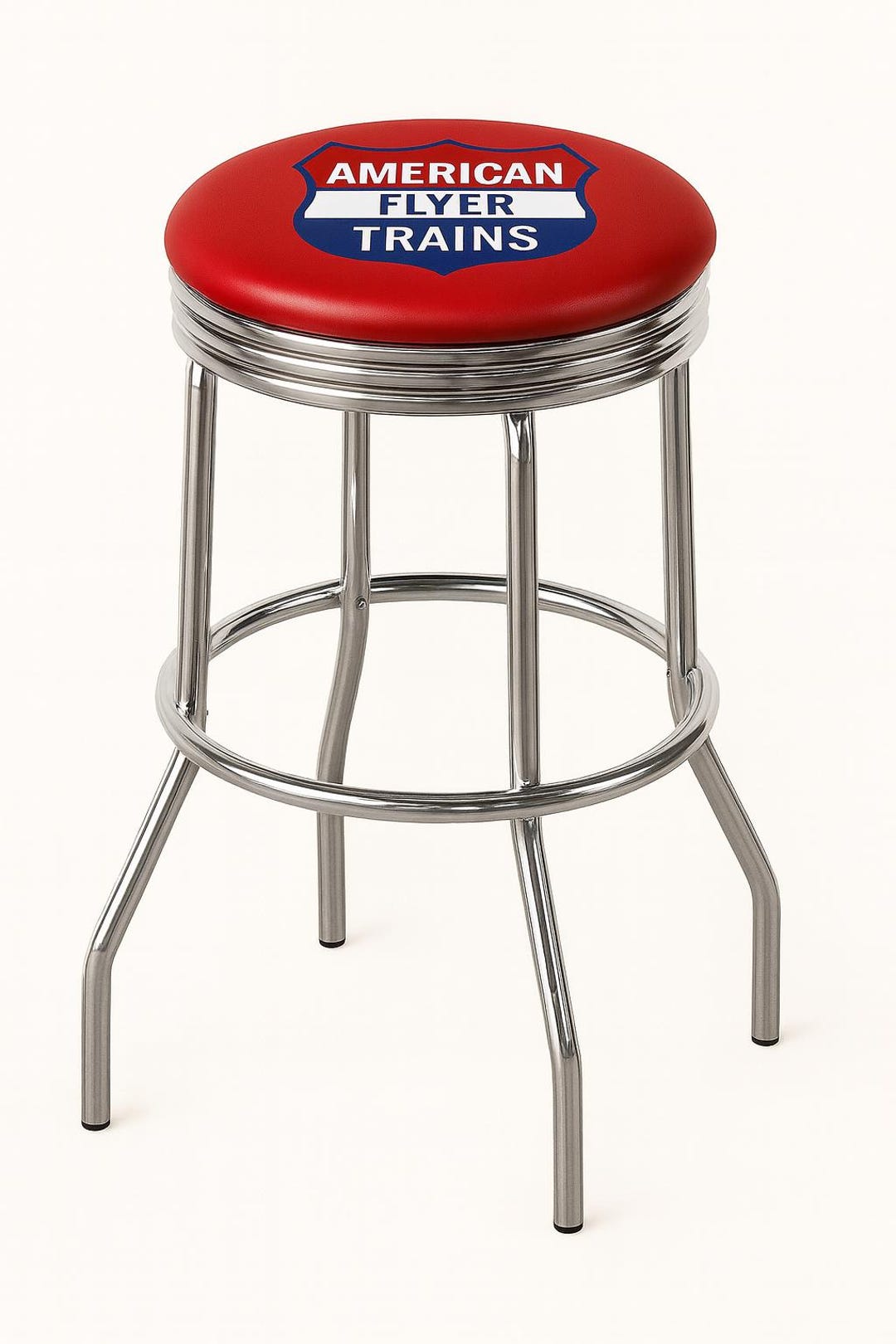 Train Themed Bar Stool American Flyer Trains 24" or 29" Tall and a ...