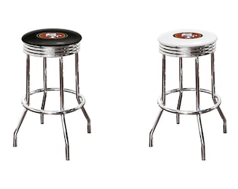 Cowboys Football Themed Bar Stool 24 or 29 Retro | Etsy